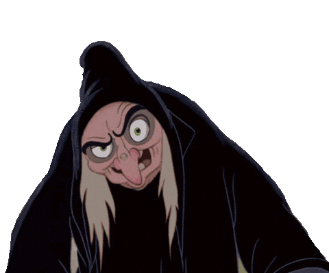 Snow White Witch Laughing Gif