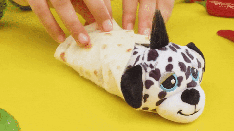 Wrap It Up Dog GIF by Basic Fun! - Find & Share on GIPHY