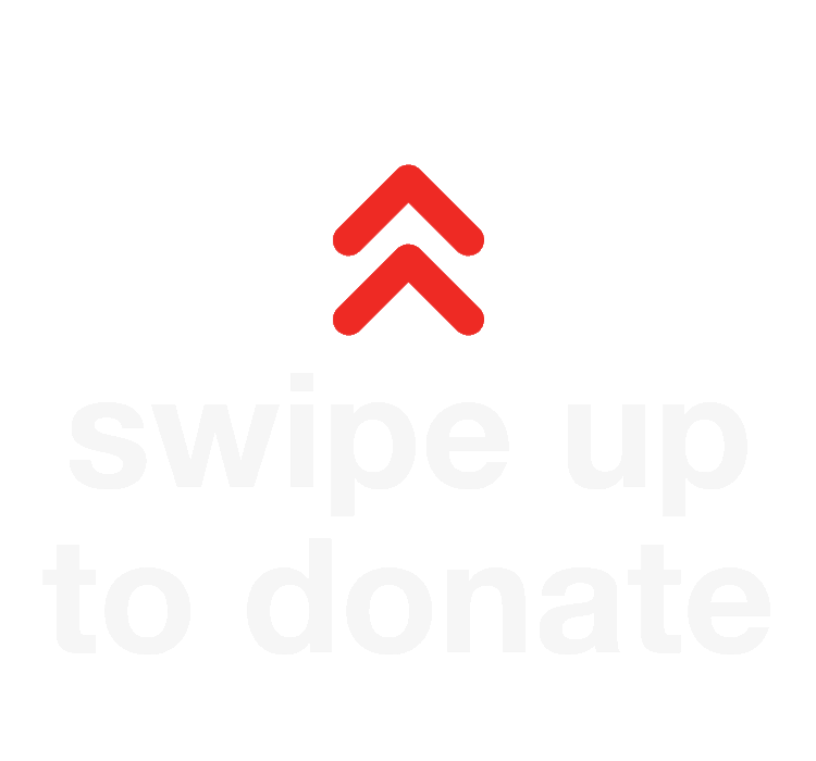Arrow Swipe Up Sticker by British Red Cross for iOS & Android | GIPHY