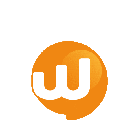 Web Agency Orange Logo Sticker by WebinWord for iOS & Android | GIPHY
