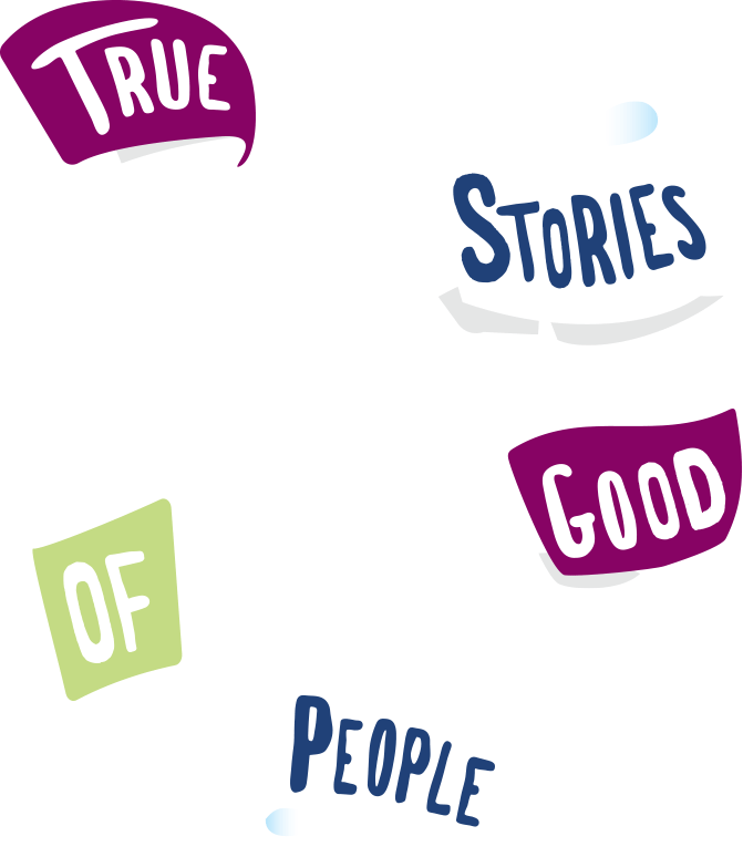 Listen True Story Sticker by GoFundMe for iOS & Android | GIPHY