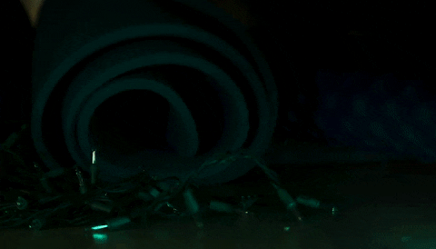 Scared In The Dark GIF by Chelsea Rugg - Find & Share on GIPHY