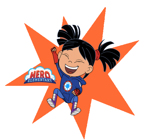 Pbs Kids Sticker by Hero Elementary for iOS & Android | GIPHY