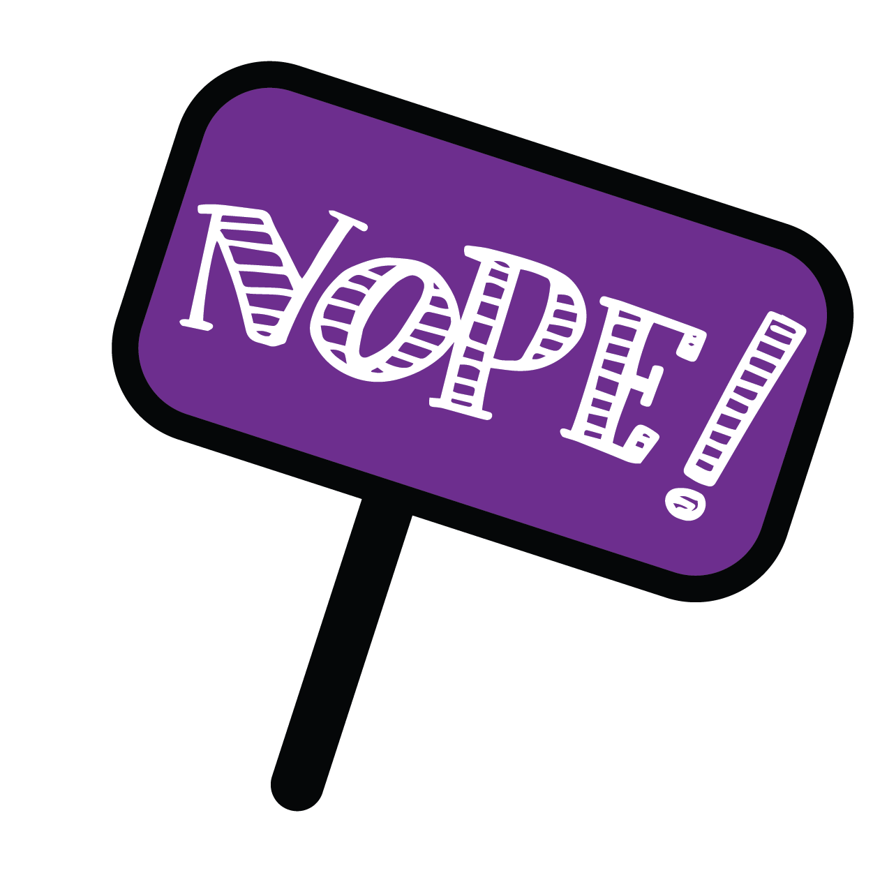 Kaddict Not Happening Sticker by Krissyanne Designs for iOS & Android ...