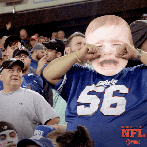 Ny Giants Crying GIF by SHOWTIME Sports - Find & Share on GIPHY