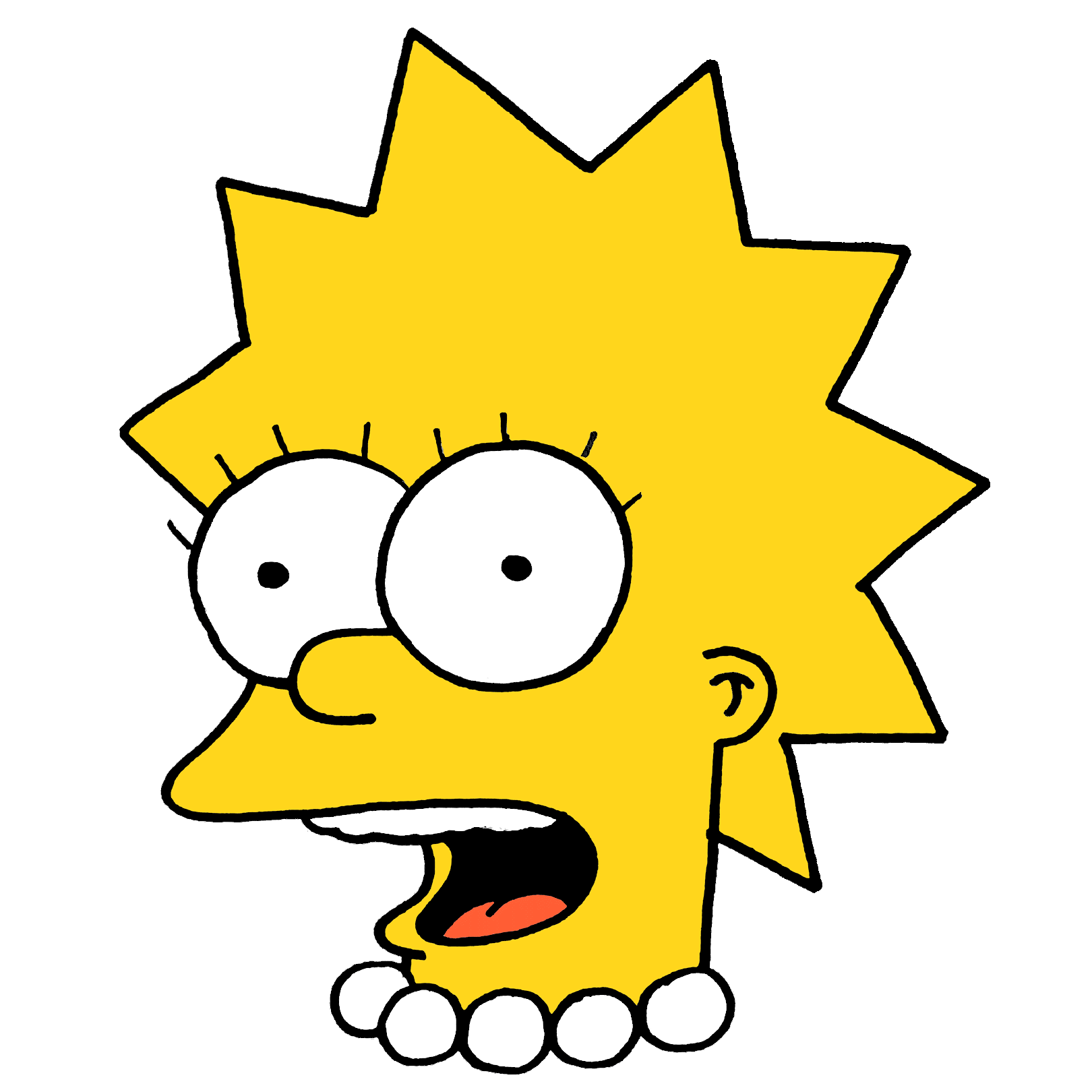 Lisa Simpson Sticker for iOS & Android | GIPHY