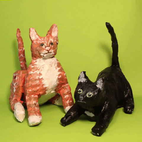 Stop Motion Cats GIF by j.a.c.k.i.e.l.a.n.d - Find & Share on GIPHY