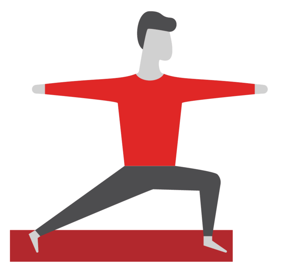 Yoga Stretching Sticker by Fanshawe College for iOS & Android | GIPHY