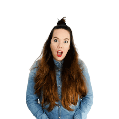 Scared Surprise Sticker by Nupticalia for iOS & Android | GIPHY