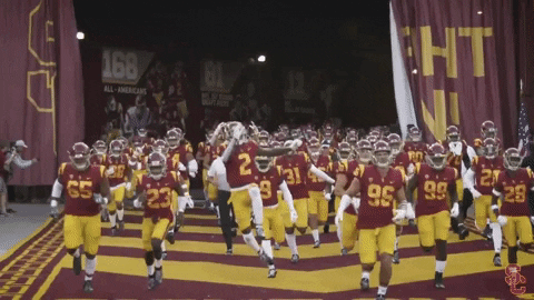 Fight On Usc Football GIF by USC Trojans - Find & Share on GIPHY