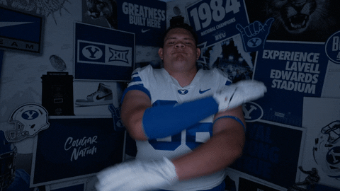 Byu Football GIF by BYU Cougars - Find & Share on GIPHY