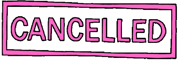 Text Cancel Sticker by 1900BADDEST for iOS & Android | GIPHY