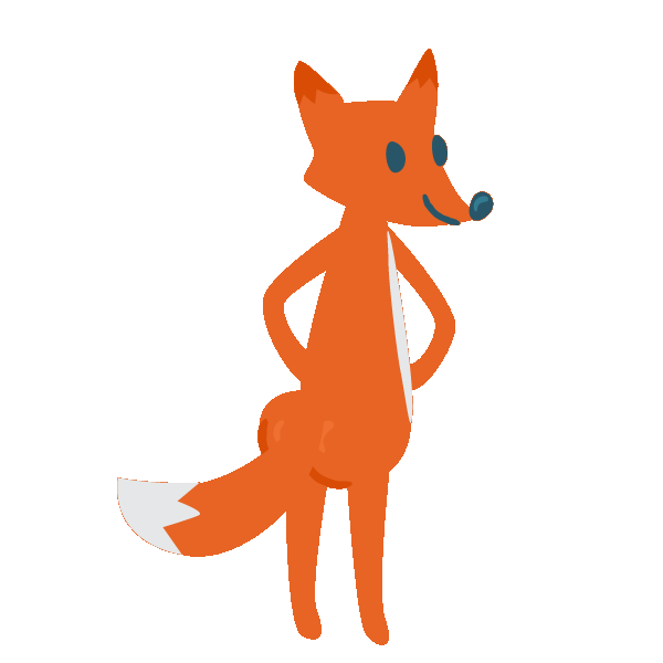 Sassy Sly Fox Sticker by jessicazoet for iOS & Android | GIPHY