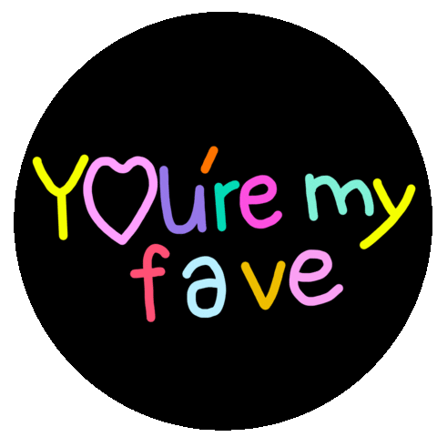 Youre My Fave Sticker by Bag & Bones for iOS & Android | GIPHY