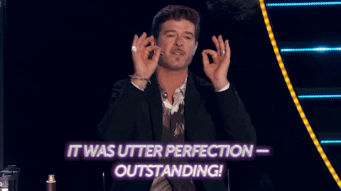 Robin Thicke Clapping GIF by The Masked Singer - Find & Share on GIPHY