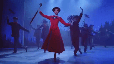 Mary Poppins Disney GIF by London Theatre Direct - Find & Share on GIPHY