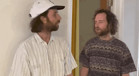 Kyle Mooney Kiss GIF by Saturday Night Live - Find & Share on GIPHY