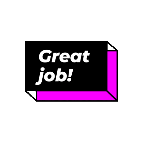 Great Job Sticker by VOCHI Video Effects for iOS & Android | GIPHY
