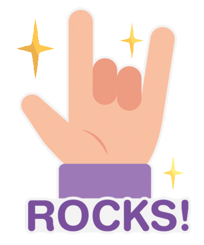 Rocks Bukalapak Sticker by Amartha for iOS & Android | GIPHY