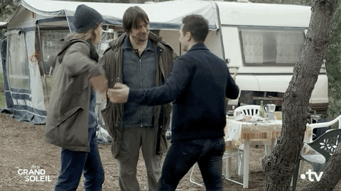 Best Friends Hug GIF by Un si grand soleil - Find & Share on GIPHY