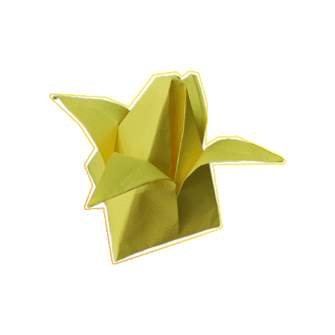 Flower Origami Sticker for iOS & Android | GIPHY