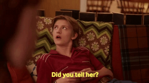 Did You Tell Her GIFs - Get the best GIF on GIPHY