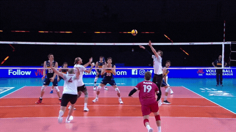 Smash Canadian GIF by Volleyball World - Find & Share on GIPHY