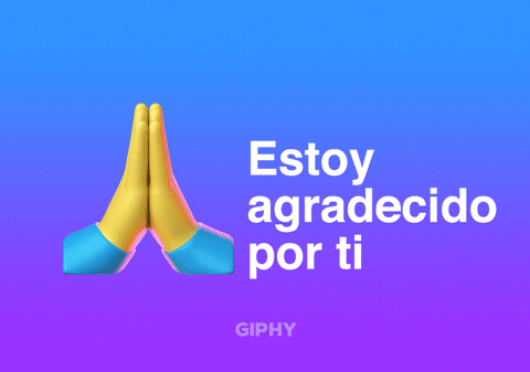 Estoy Agradecido Por Ti GIF by GIPHY Cares - Find & Share on GIPHY