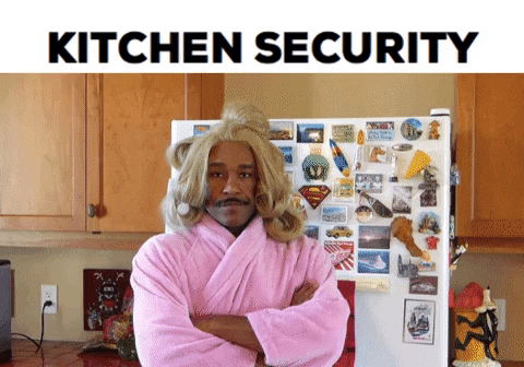 Kitchen Security GIFs - Get the best GIF on GIPHY