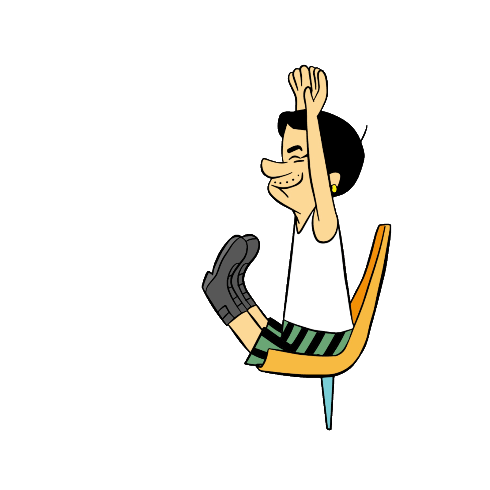 Cartoon Wink Sticker by SUMMIT, Inc. for iOS & Android | GIPHY