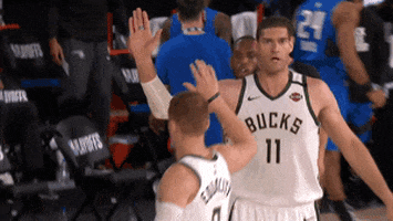 High Five Nba Playoffs GIF by NBA - Find & Share on GIPHY