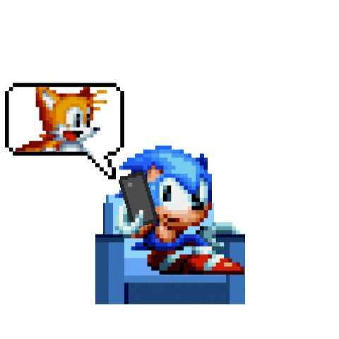 Friends Gamer Sticker by Sonic the Hedgehog for iOS & Android | GIPHY