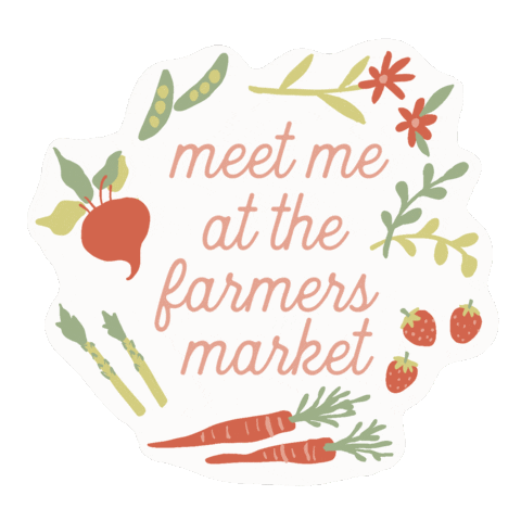 Farmers Market Fruit Sticker by Daily Rise Coffee for iOS & Android | GIPHY