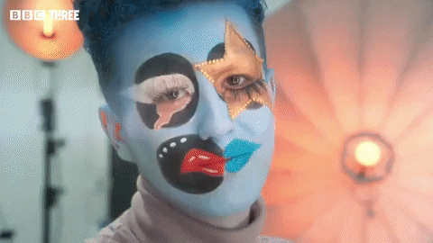 Glow Up Make-Up GIF by BBC Three - Find & Share on GIPHY