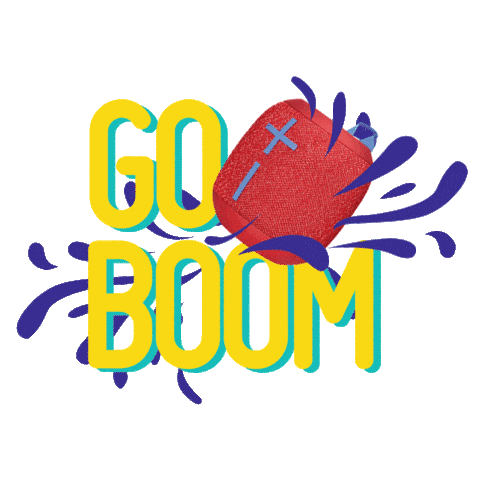 Go Boom Sticker by Ultimate Ears for iOS & Android | GIPHY