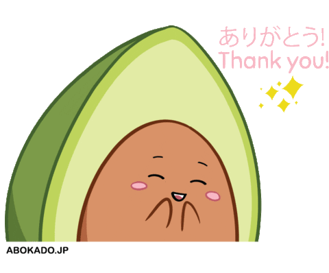 Arigato Sticker by abokado_japan for iOS & Android | GIPHY