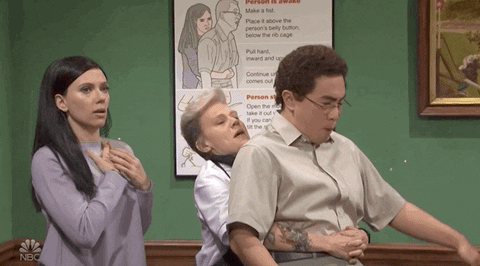 Heimlich Maneuver GIFs - Get the best GIF on GIPHY