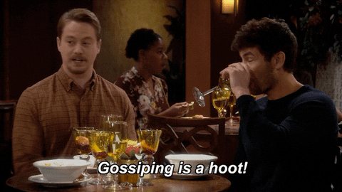 Gossiping-is-a-hoot GIFs - Get the best GIF on GIPHY