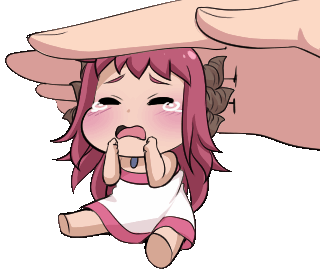 Sad Pat Head Sticker by Jin for iOS & Android | GIPHY