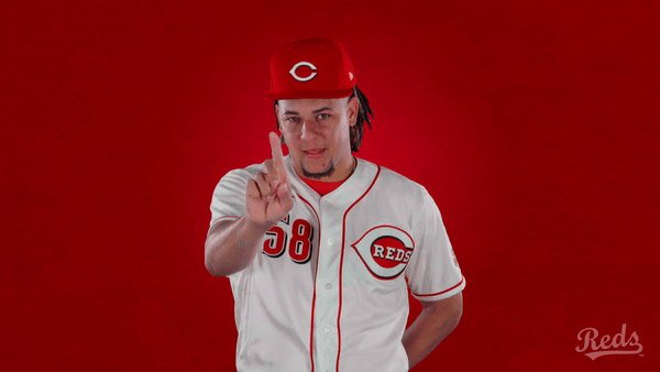Luis Castillo Baseball GIF by Cincinnati Reds - Find & Share on GIPHY