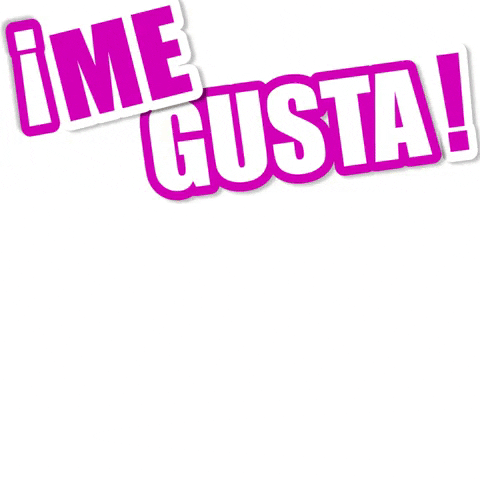 Me Gusta Spanish GIF by Titounis - Find & Share on GIPHY