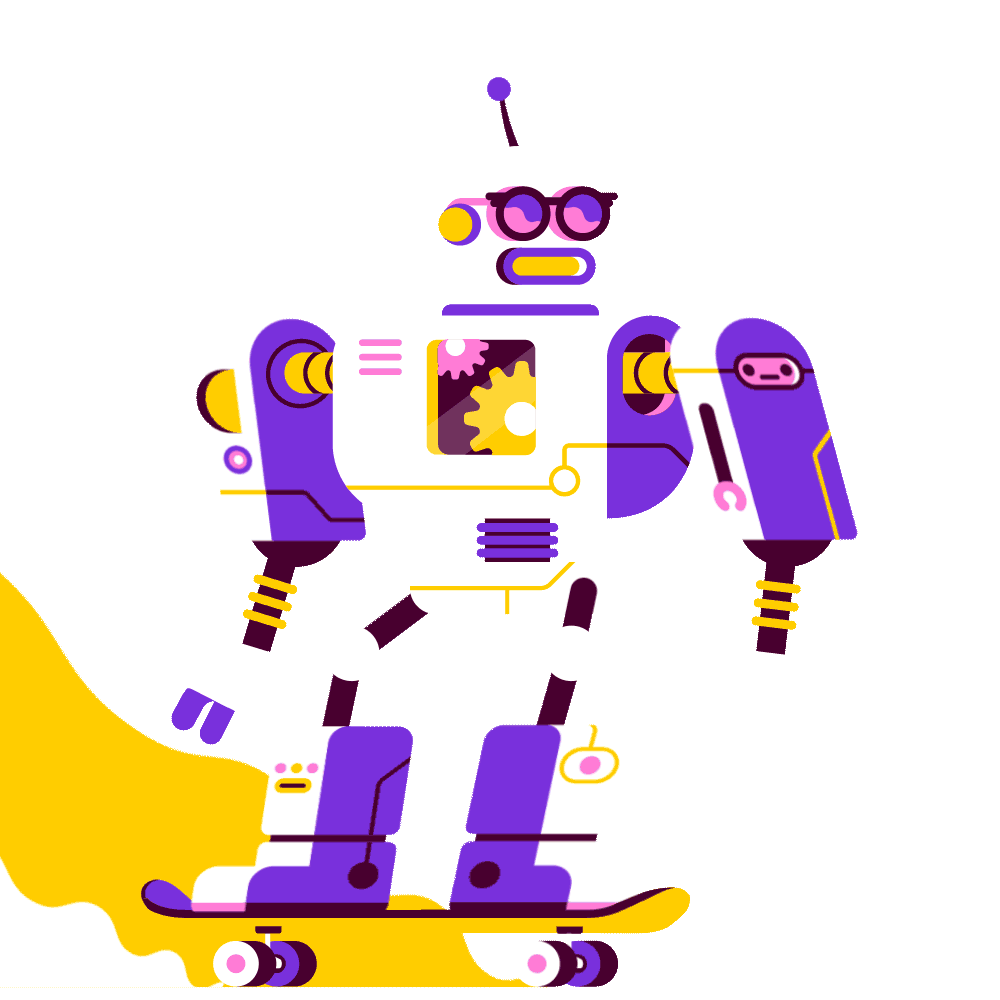 Sport Robot Sticker by Patswerk for iOS & Android | GIPHY