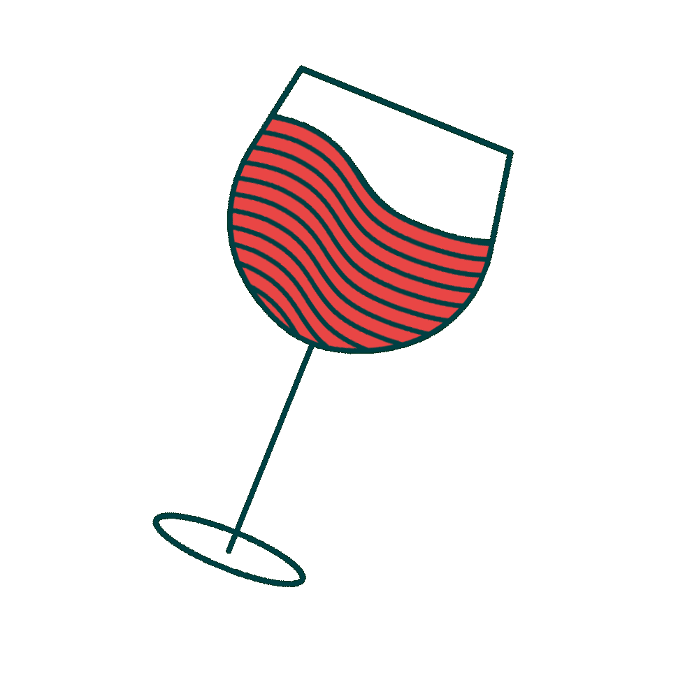 Red Wine Drink Sticker by VinePair for iOS & Android | GIPHY