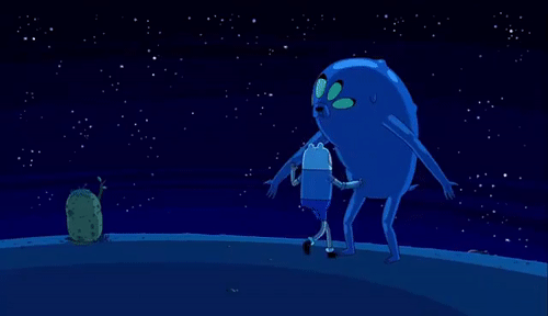 Adventure Time Jake Scream Gif