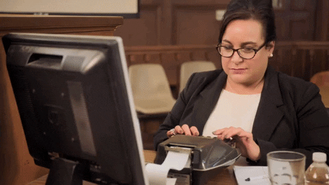 Crying At Computer Gif