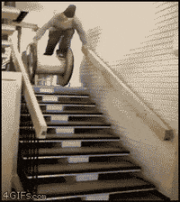 People Falling Down Gif