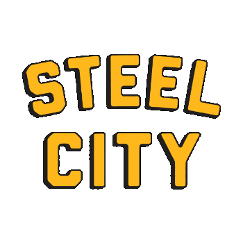 Pittsburgh Sticker by Steel City Brand for iOS & Android | GIPHY