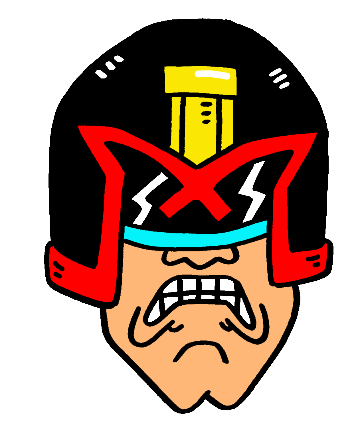 Judge Dredd 2000Ad Sticker by Russell Taysom for iOS & Android | GIPHY