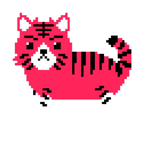 8 Bit Cat Sticker by Kapareha for iOS & Android | GIPHY