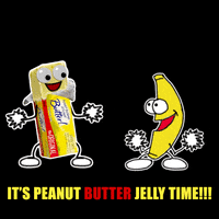 Dancing Banana Peanut Butter Jelly Time
